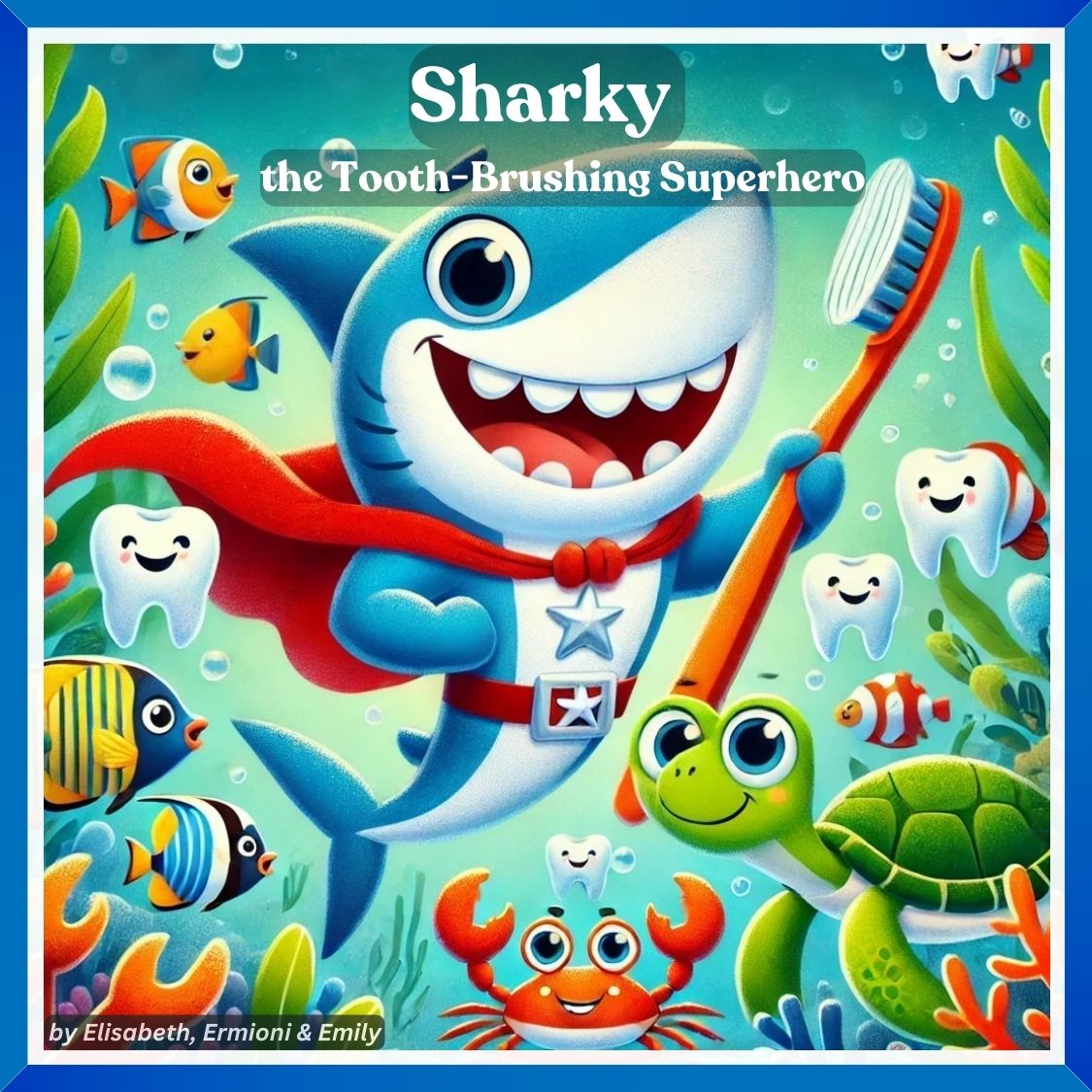 Sharky the Tooth-Brushing Superhero - Kids' eBooks Nest